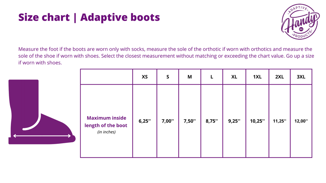 Adaptive Soft Winter Boots with Strap for non-walkers – Produits ...